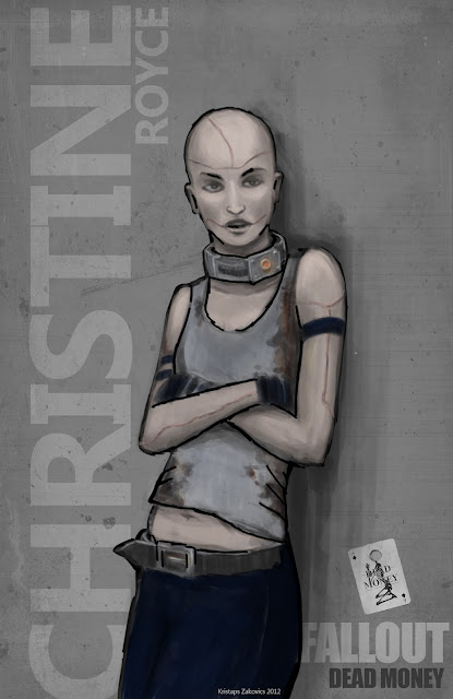 Kristaps Zakovics Sketchbook: Christine Royce // Fallout New Vegas ...