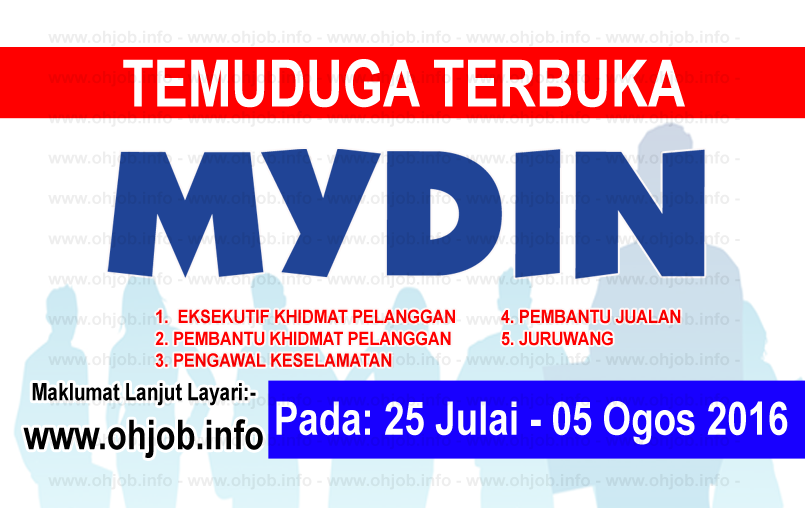 Job Vacancy at Mydin Hypermarket - JAWATAN KOSONG KERAJAAN | KERJA KOSONG SWASTA 2017