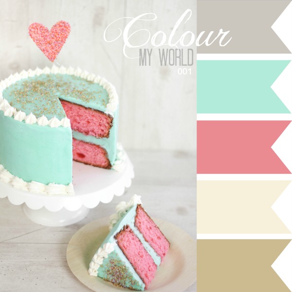 The Scrap Farm: Colour My World - combining colour with cake!