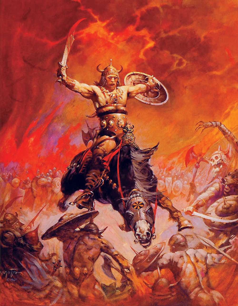 bensozia: Frank Frazetta's Paperback Covers are Worth Big Bucks