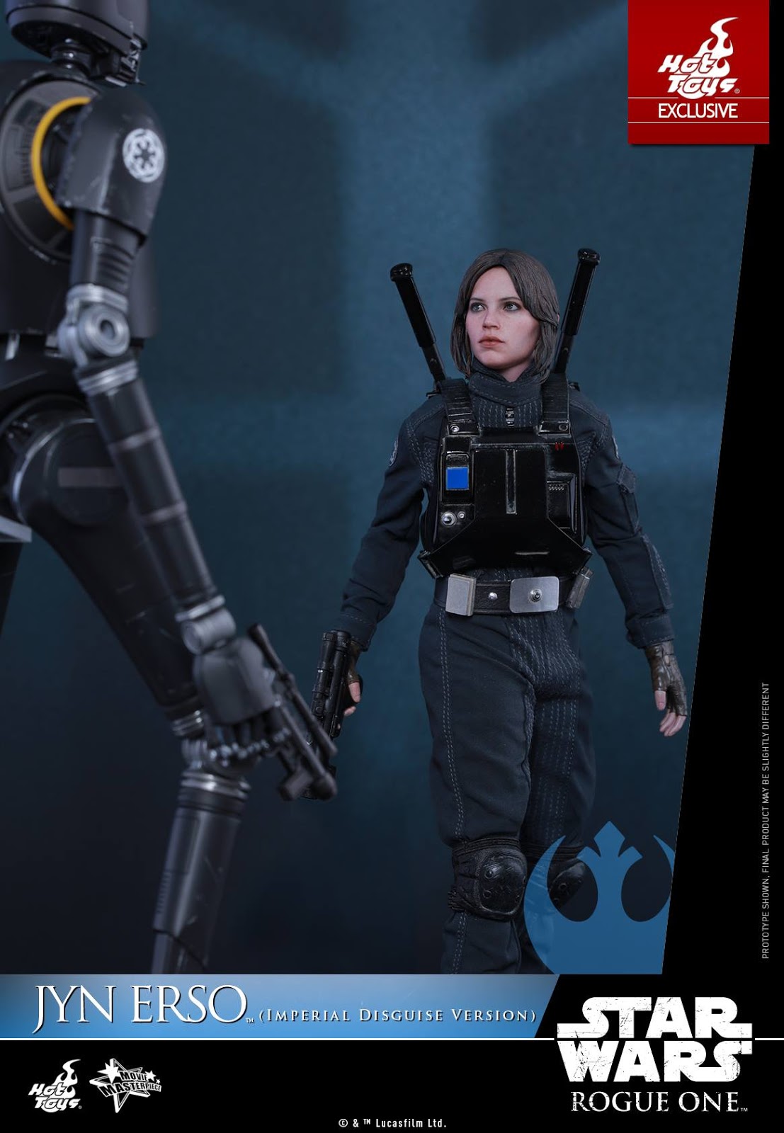 toyhaven: Hot Toys Star Wars Rogue One 1/6th scale Jyn Erso (Imperial ...