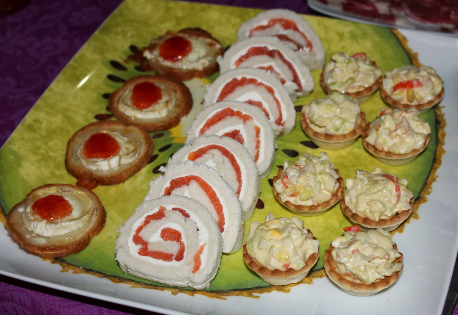 Cocinando entre dos mares: Canapés variados