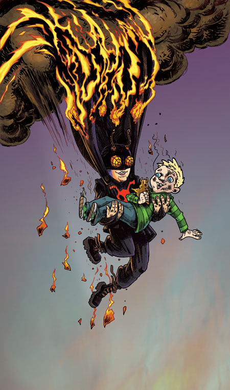 Erik Petri Illustration: New cover for Antboy 2