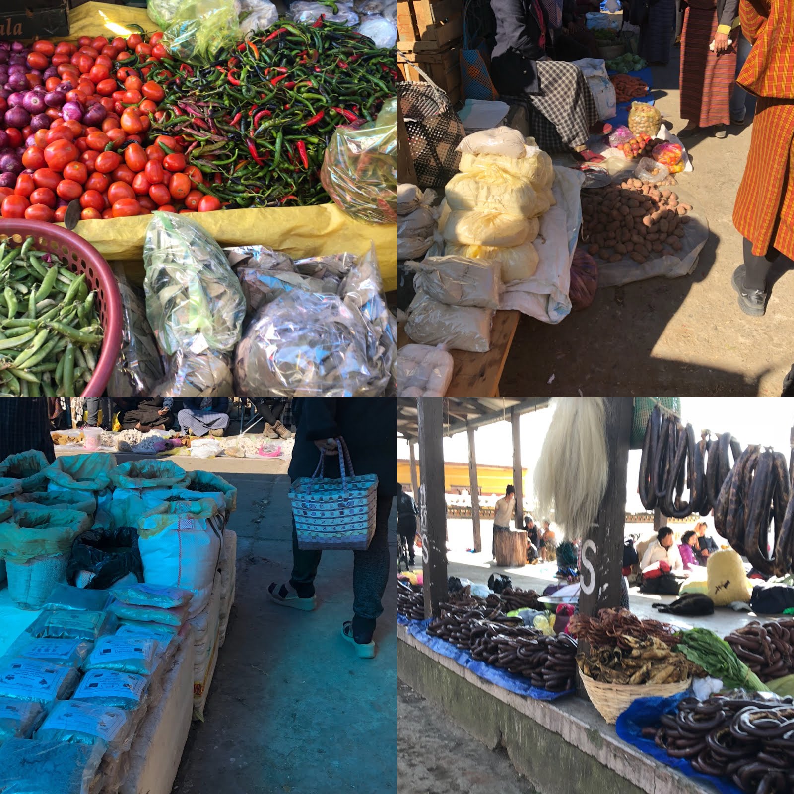 Paro, Weekend Market, Hot Stone Bath in Bhutan
