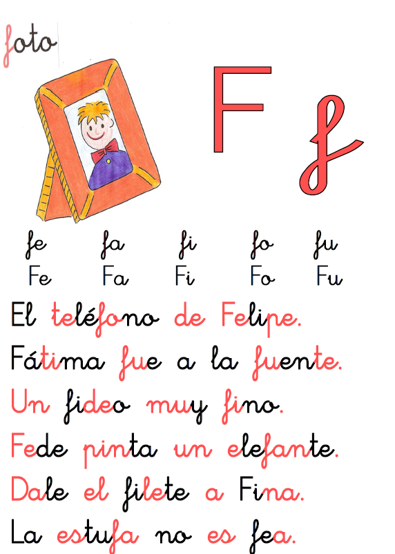 5º DE PRIMARIA VILLA DE COBEÑA: Ficha de lectura de la f