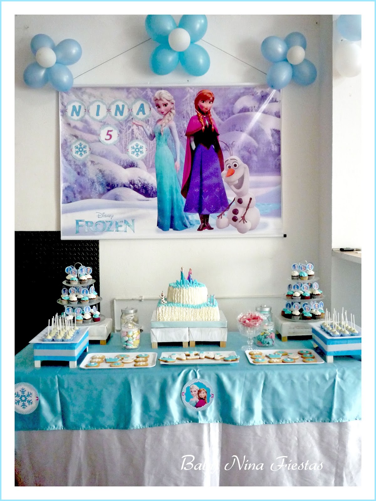 Baby Nina Fiestas: Fiesta temática Frozen para nuestra princesa Nina ...
