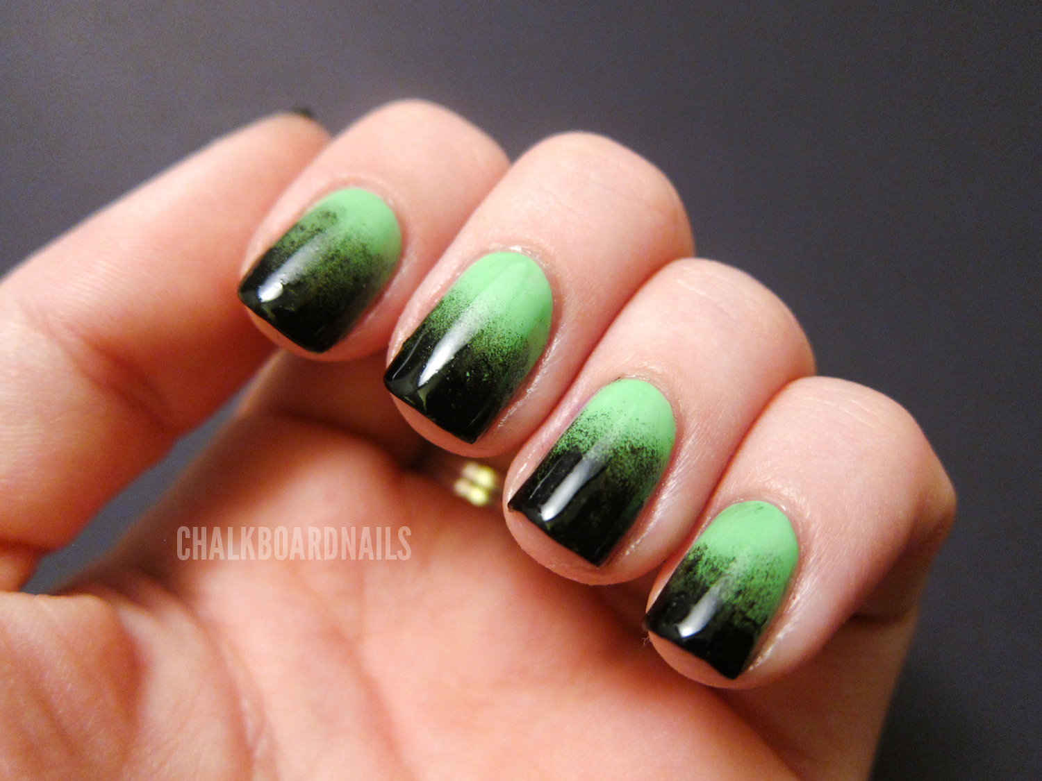 Festive Green Gradient Chalkboard Nails Phoenix Arizona Nail Artist Festive Green Gradient Chalkboard Nails Phoenix Arizona Nail Artist