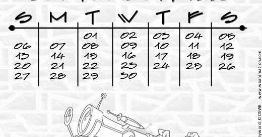 September 1998 B&W Calendar