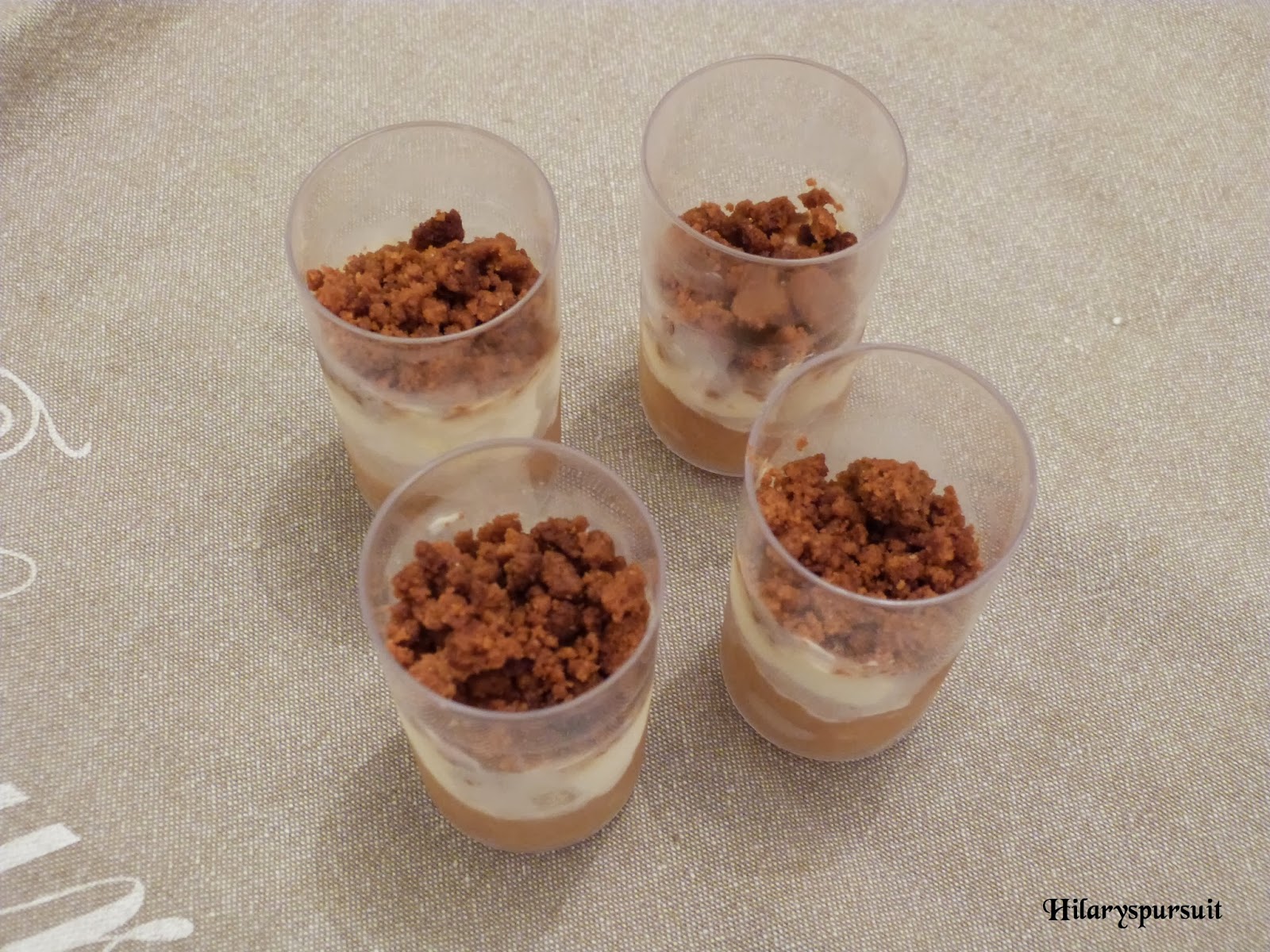 Dans la cuisine d'Hilary: Verrine pomme-ananas et crumble de spéculoos ...
