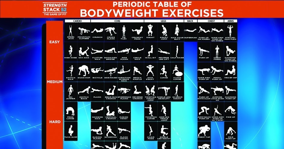 lazyfreedom: body exercise chart