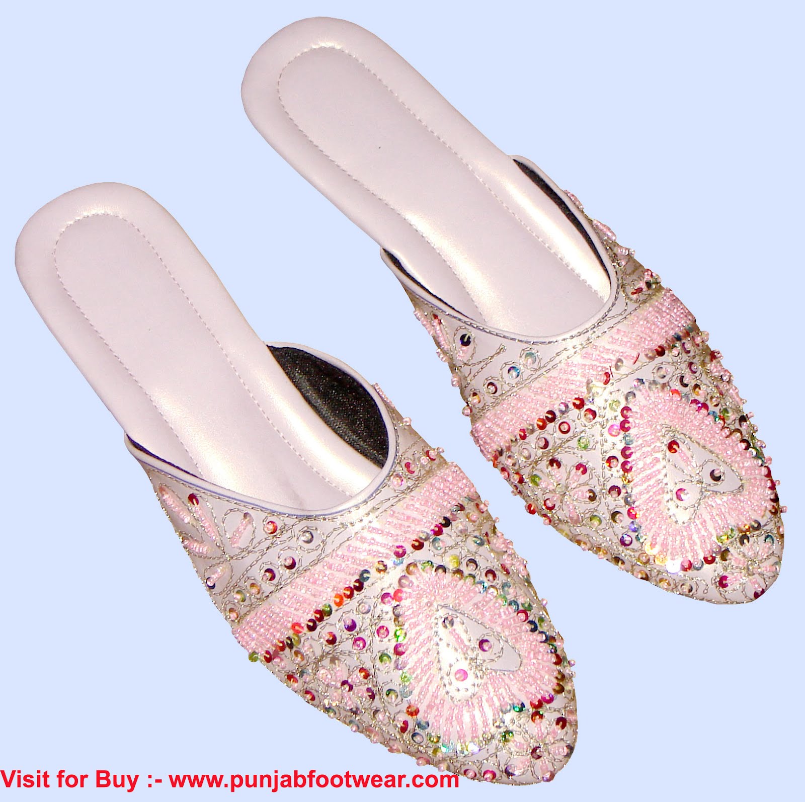 Women Beaded Shoes: Women beaded slippers