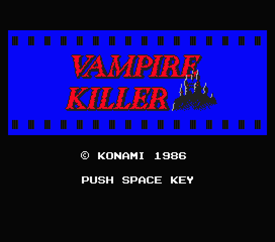 Super Adventures in Gaming: Vampire Killer (MSX2)