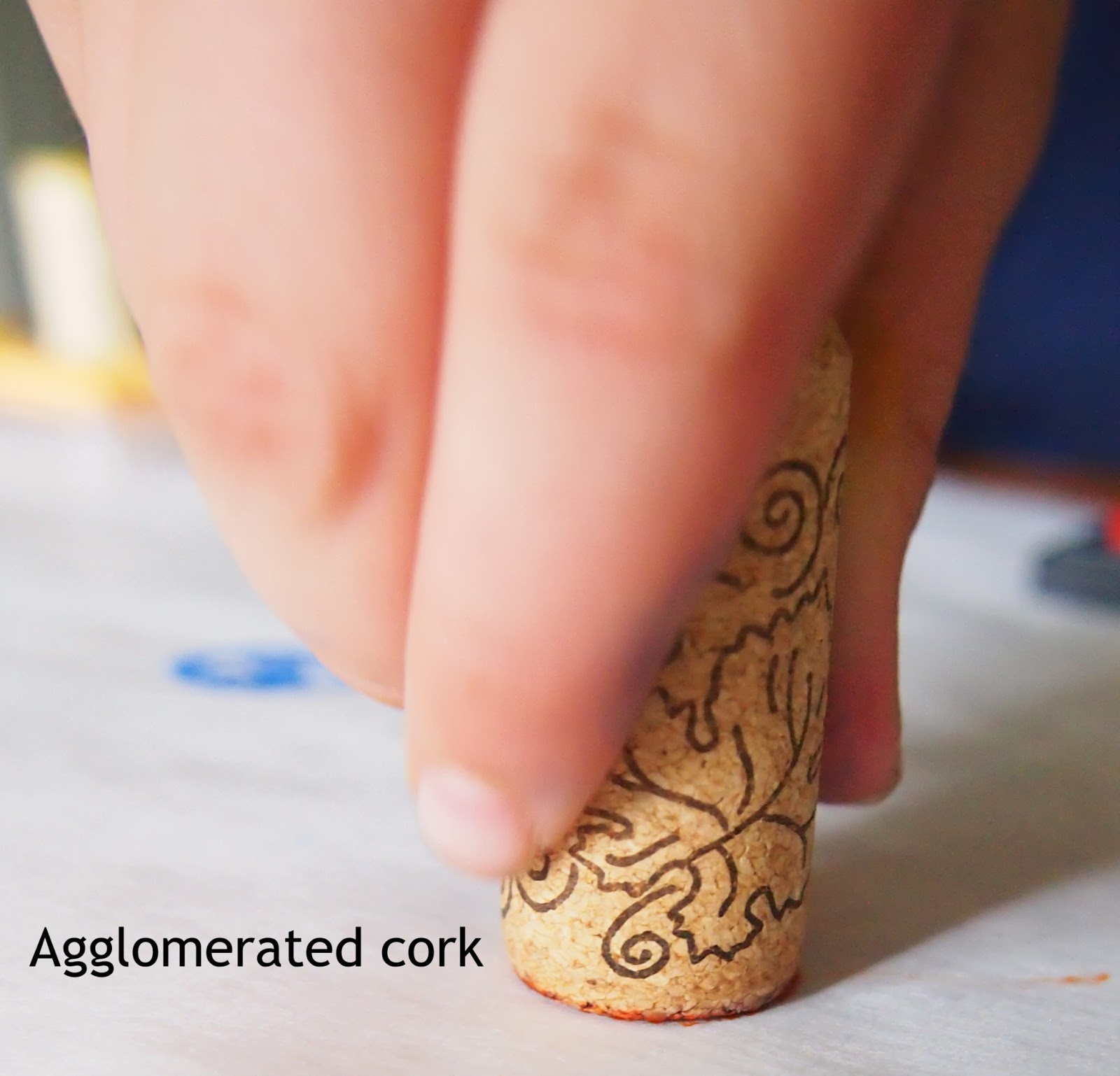 The Tiny Funnel: Cork Printed Wrapping Paper