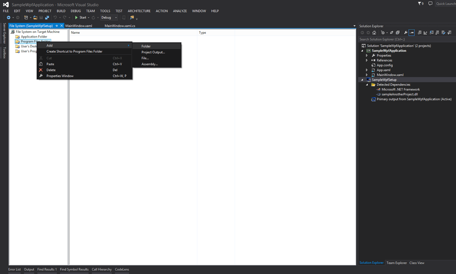 How to Build WPF project with Setup file (Installer Project)