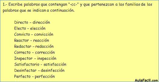 APRENDE CON MAMEN: PALABRAS CON CC