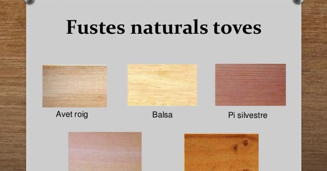 tecnologia: Classificació de fusta