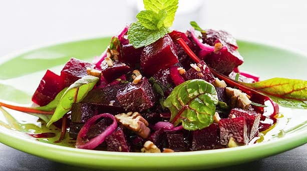 Gastronomía: Ensalada, navidad: Betabel con naranja