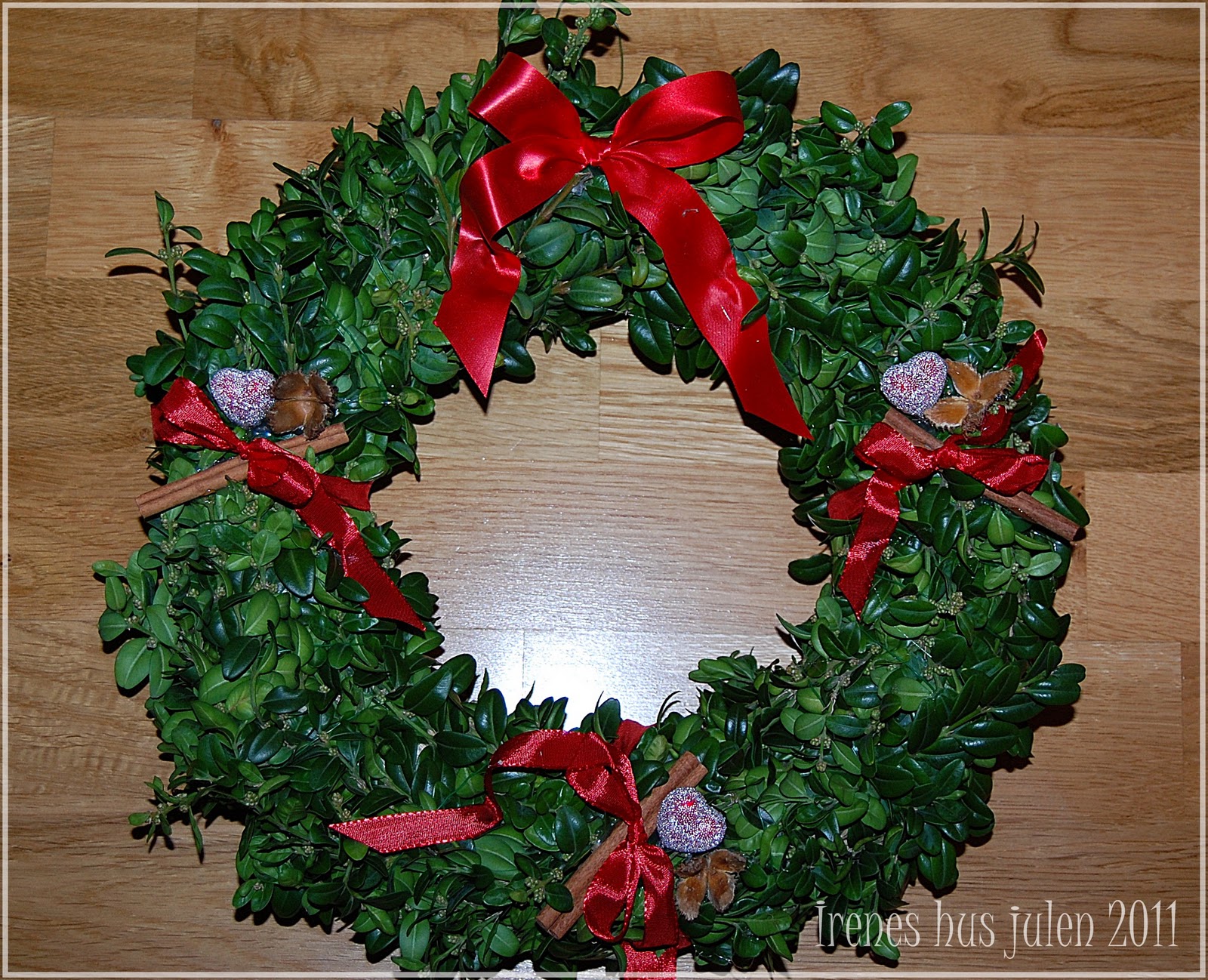Irenes hus: Årets julkransar!