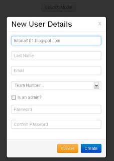 Create Registration Modal box using bootstrap | Tutorial101