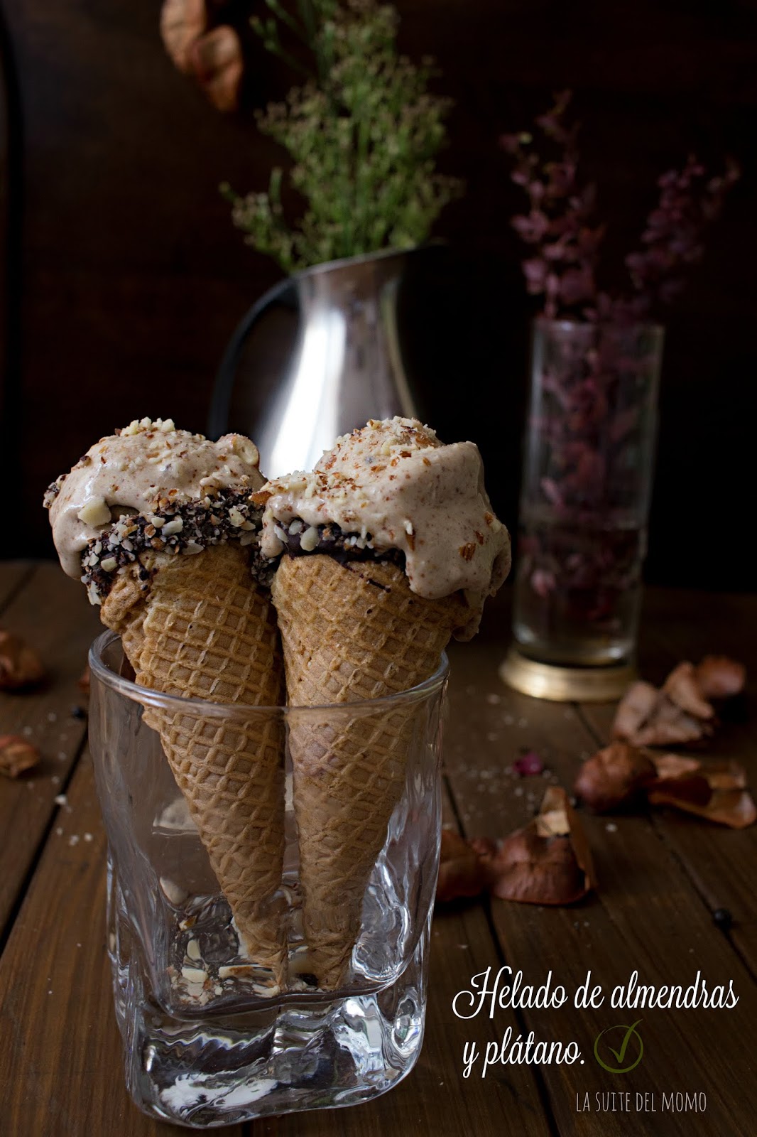 La Suite del Momo: Helado de almendras y plátano. (Receta vegana)