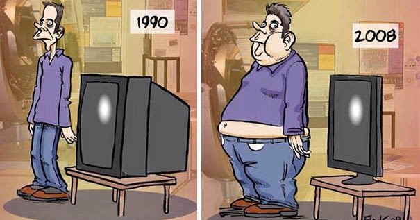 Then vs. Now: Illustrations show How Our Life Has Changed - JustPost ...