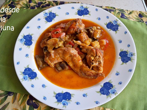 DESDE LA LUNA: CONEJO CON SAMFAINA