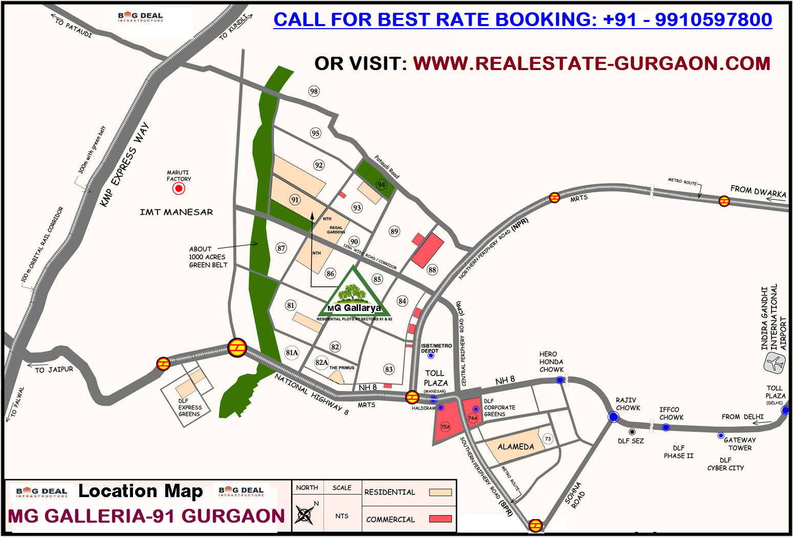 mg galleria-91gurgaon