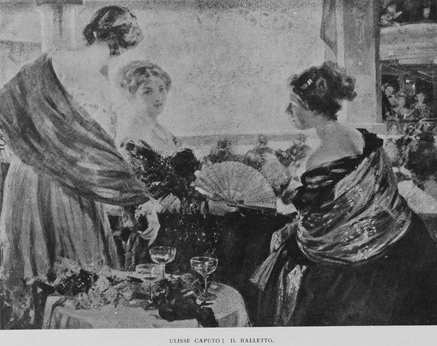 Ulisse CAPUTO (1872-1948) | Catherine La Rose ~ The Poet of Painting