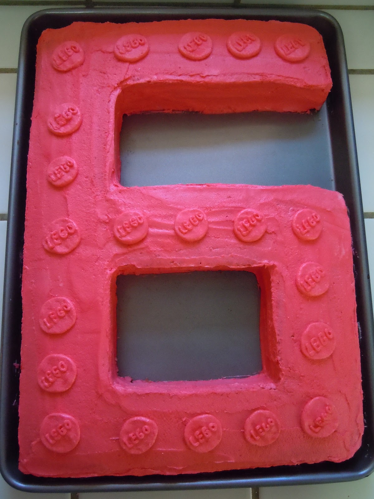 A Britt Without Boys: Lego Number Cake