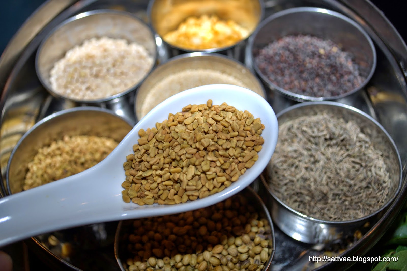 Sattvaa: Menthya Hittu (Fenugreek powder)- nothing bitter about this ...