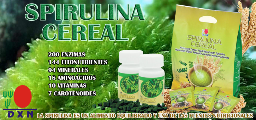 BENEFICIOS DE LA SPIRULINA CEREAL DE DXN