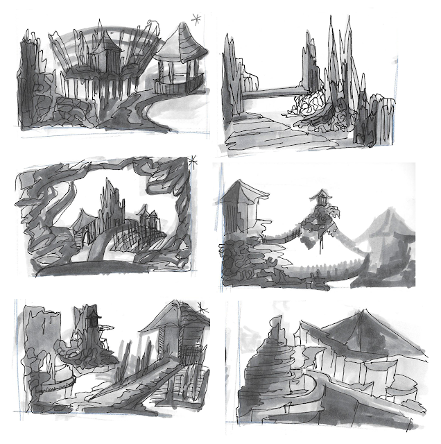 Jennifer Tran - An Artist's Blog: Concept Art - Landscapes