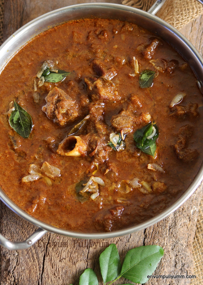 Erivum Puliyum: Varutharacha Mutton Curry | Nadan Mutton Curry (Kerala ...