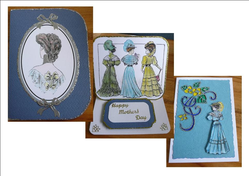 Gabby's garden: Elegant ladies cards