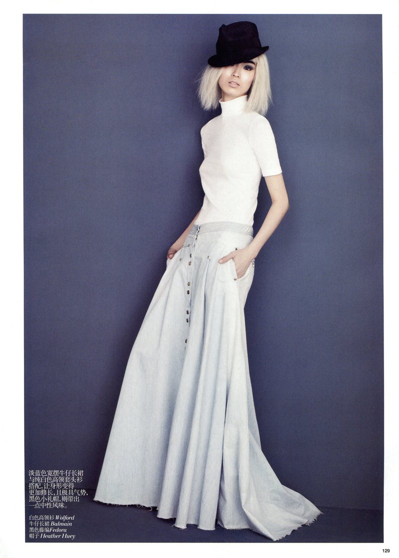 ASIAN MODELS BLOG: EDITORIAL: Jing Ma in Vogue China, February 2012