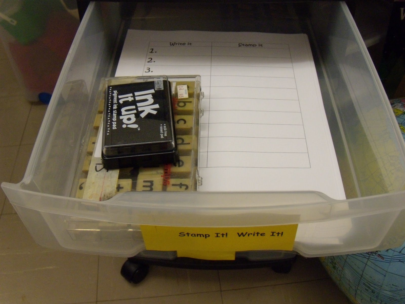 Sweet P's Class Notes: Scrabble Storage