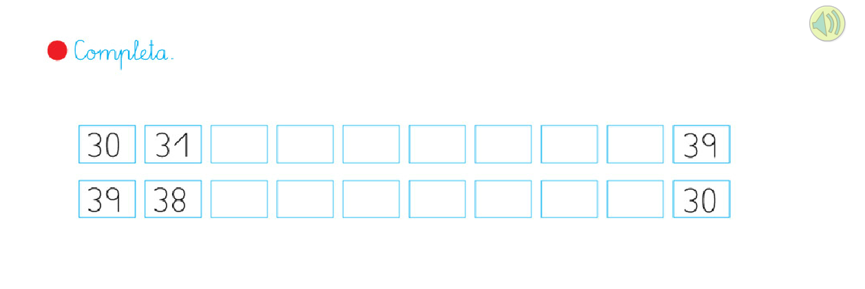 Blog de 3º de Primaria: NÚMEROS HASTA EL 39