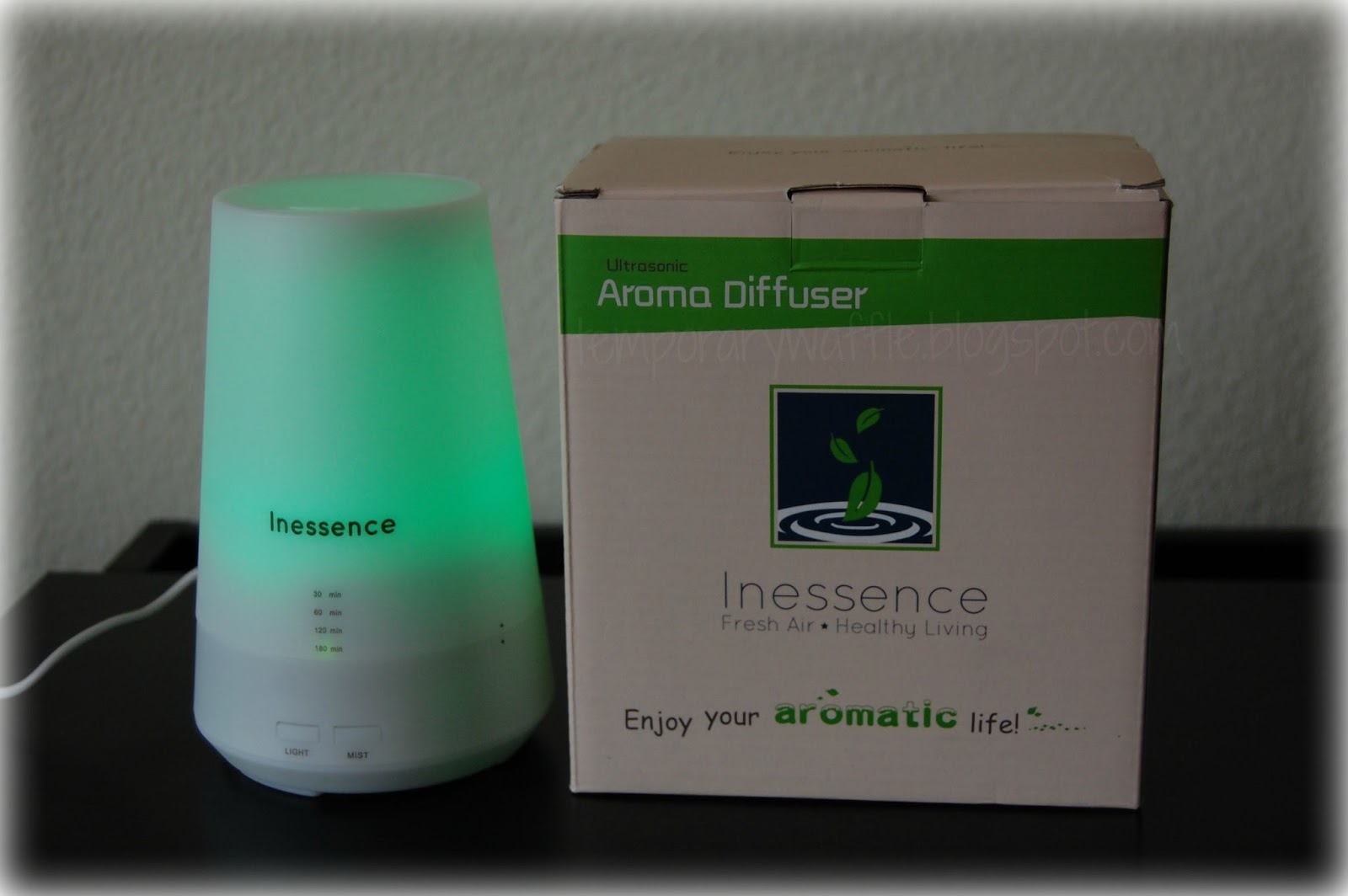 Temporary Waffle: Inessence Ultrasonic Essential Oil Diffuser and Mini ...