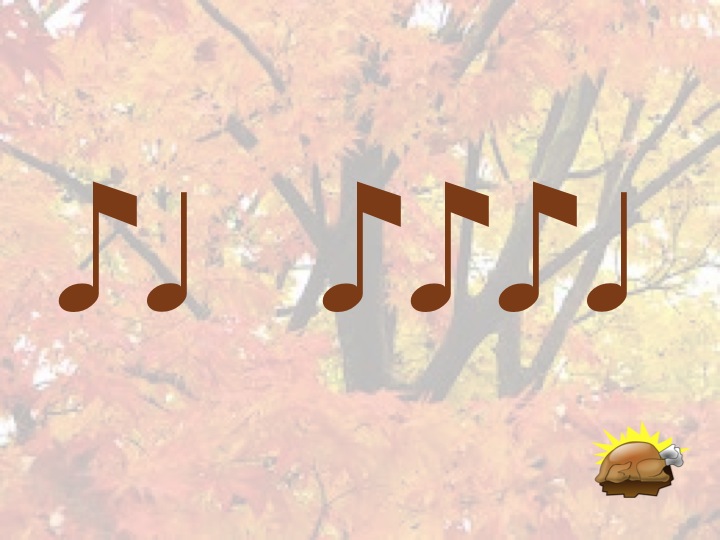 Turkey Rhythm Game - Music a la Abbott - Amy Abbott - Kodály Inspired ...