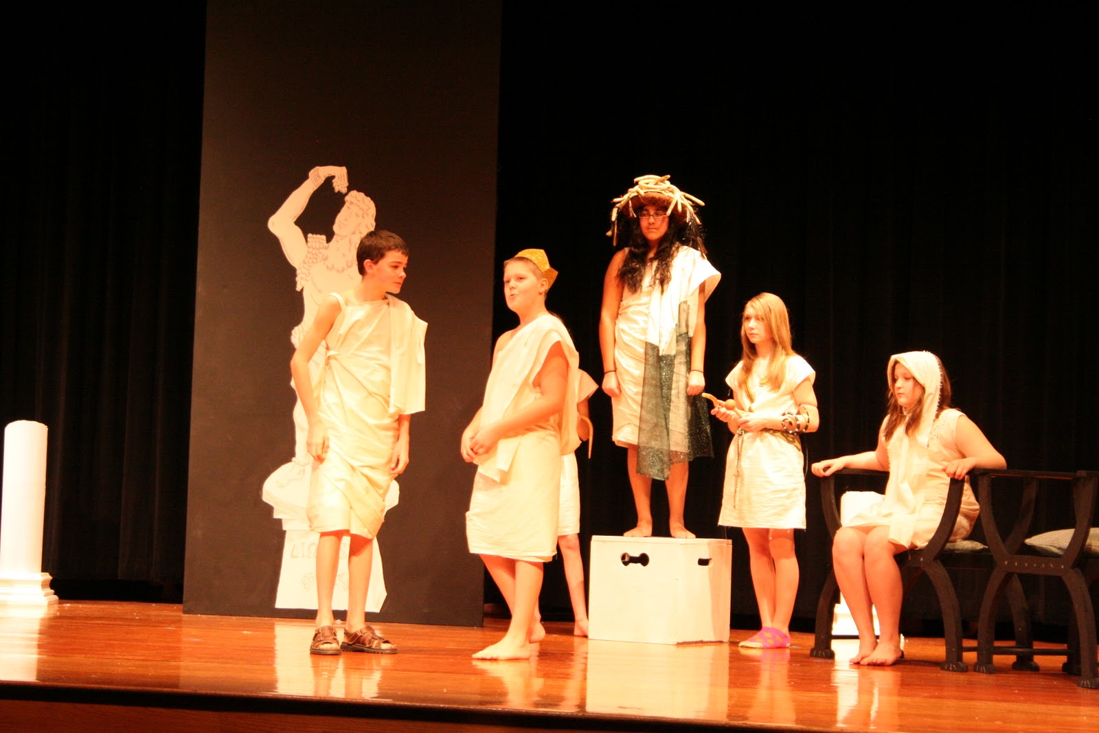 "Circus Olympus" ... Greek Theatre!: Perseus & Medusa Production Photos