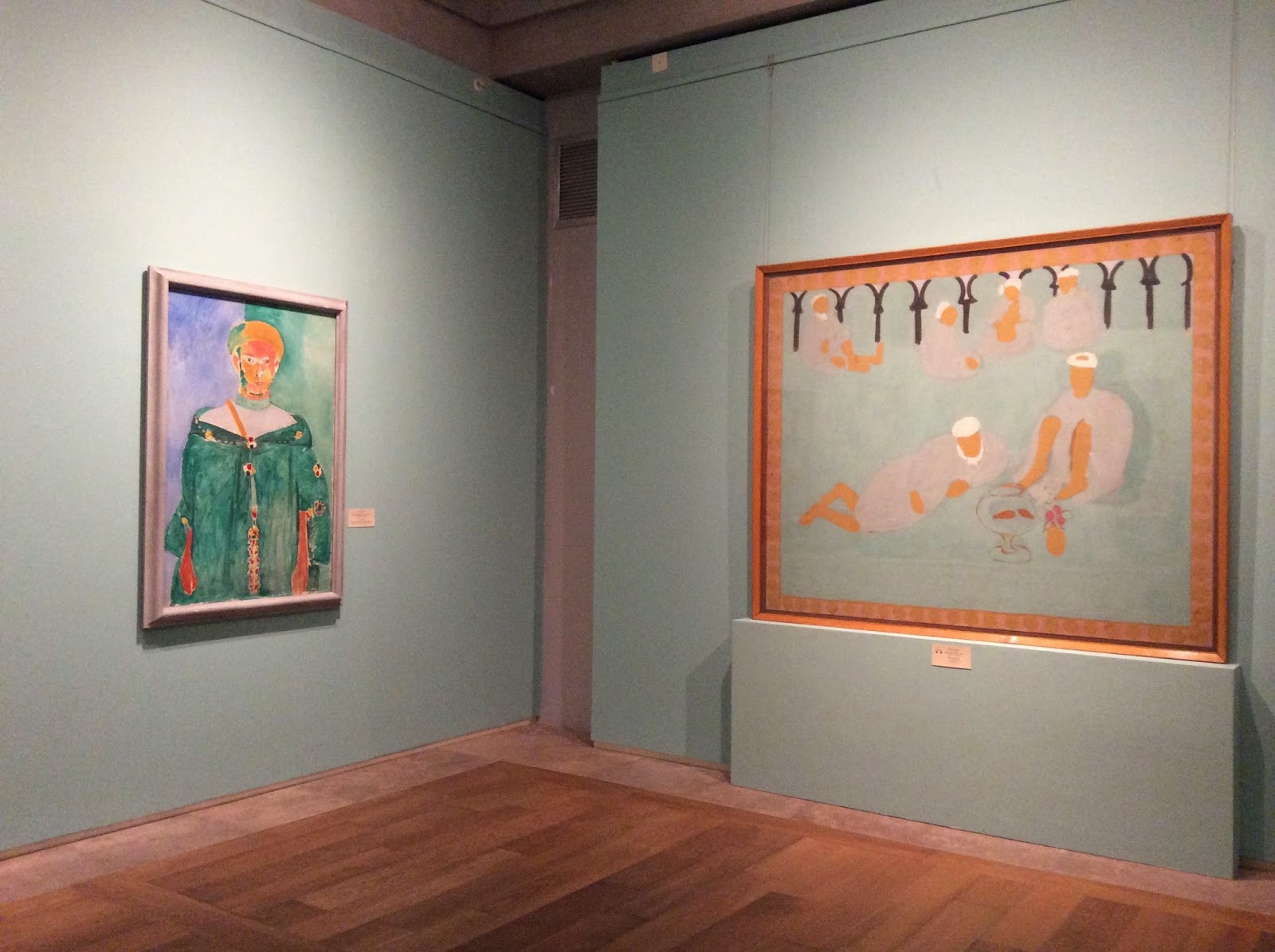Moroccan Paintings by Henri Matisse at The State Hermitage Museum, Russia.
