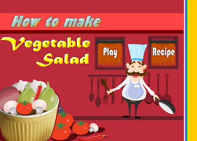 Ensalada de verduras.-Inglés fácil para primaria
