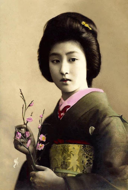 Beautiful Portraits of a Popular Tokyo Geisha From 100 Years Ago ...