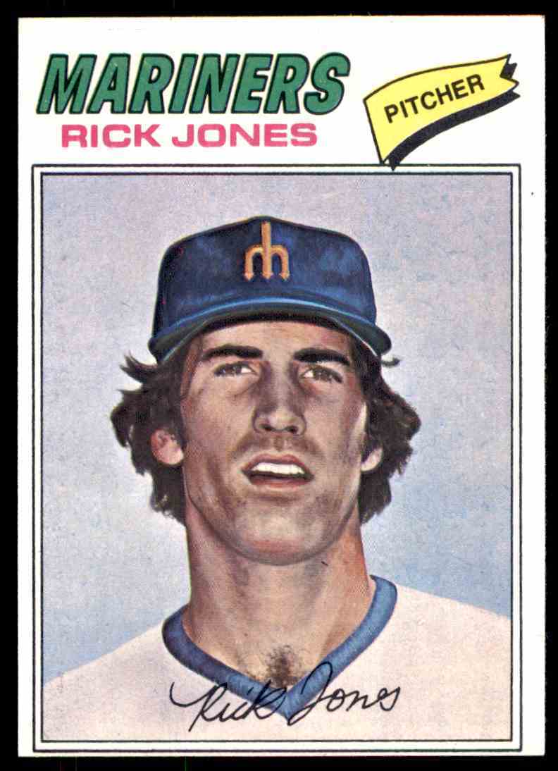 WHEN TOPPS HAD (BASE)BALLS!: 1977 MARINERS REDONE- RICK JONES