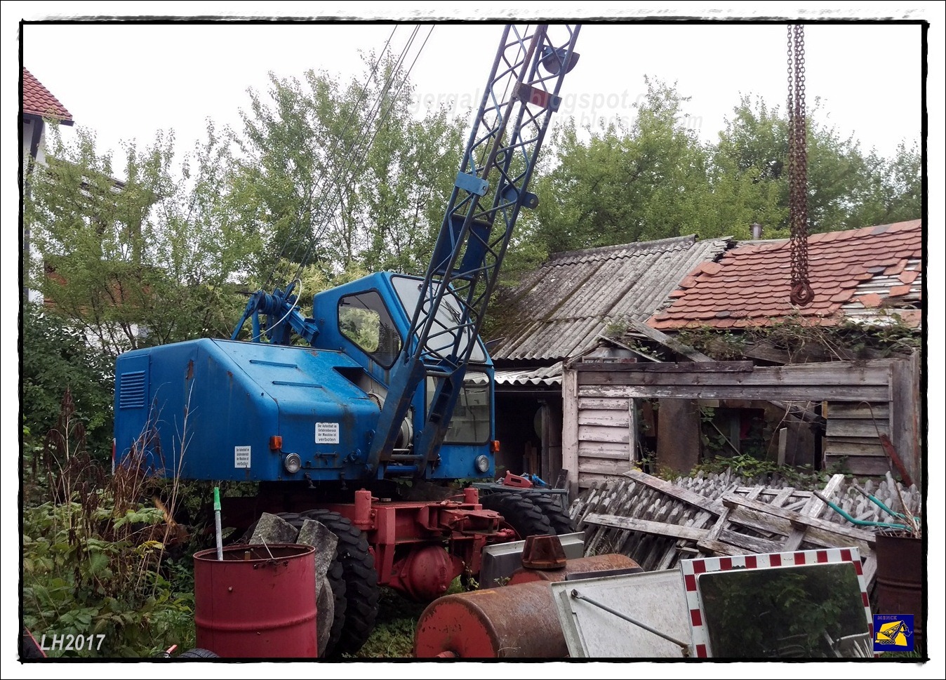 Bagger Galerie Construction Machines: FUCHS 301 Seilbagger Crane
