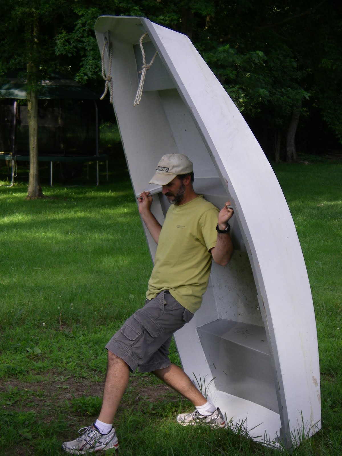 The Angler's Culvert: More on building a fly fishing pram...
