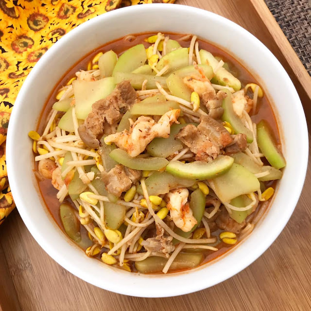 Upo at Sotanghon Soup