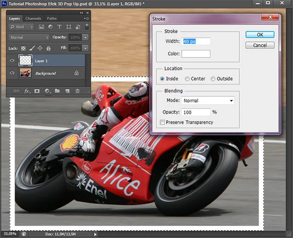 PhotoEffect: How to create 3D Pop Out Effect in Photoshop