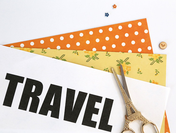 Paper Hearts & Peonies: Clique Kits iNSD Challenge - Hand Cut Letters