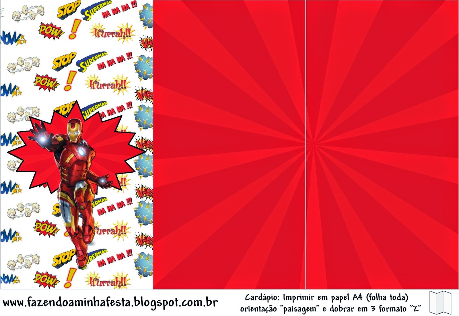 Iron Man: Free Party Printables. - Oh My Fiesta! for Geeks